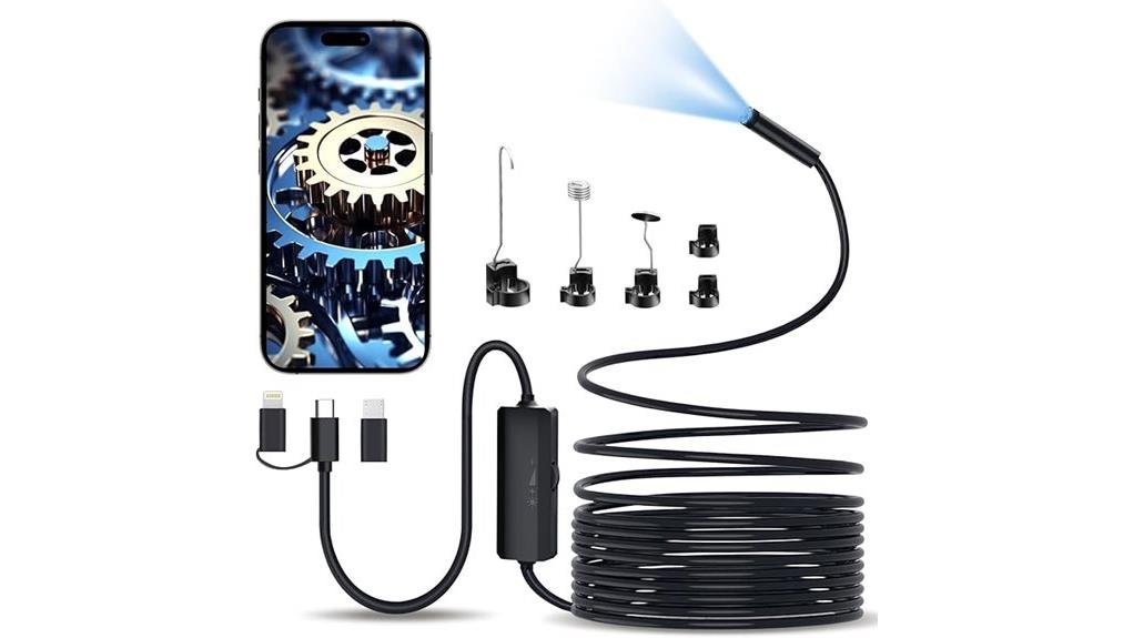 Endoscopic Snake Inspection Camera Review